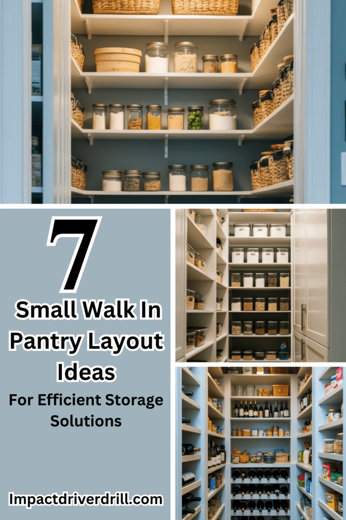 7 Small Walk-In Pantry Layout Ideas for Efficient Storage Solutions