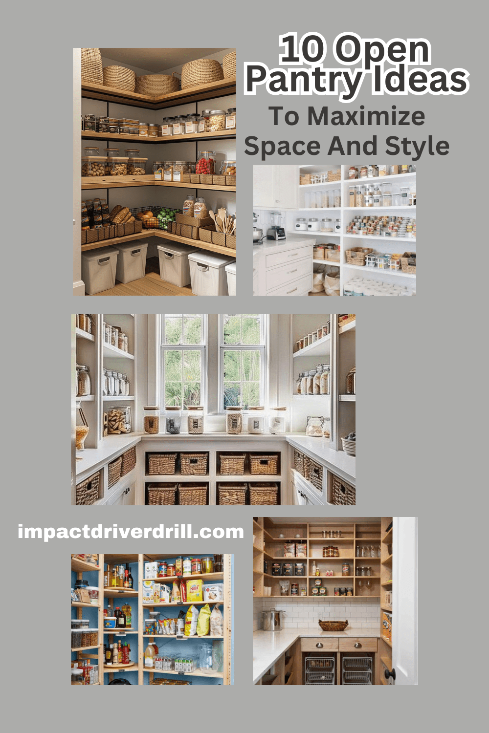10 Open Pantry Ideas to Maximize Space and Style