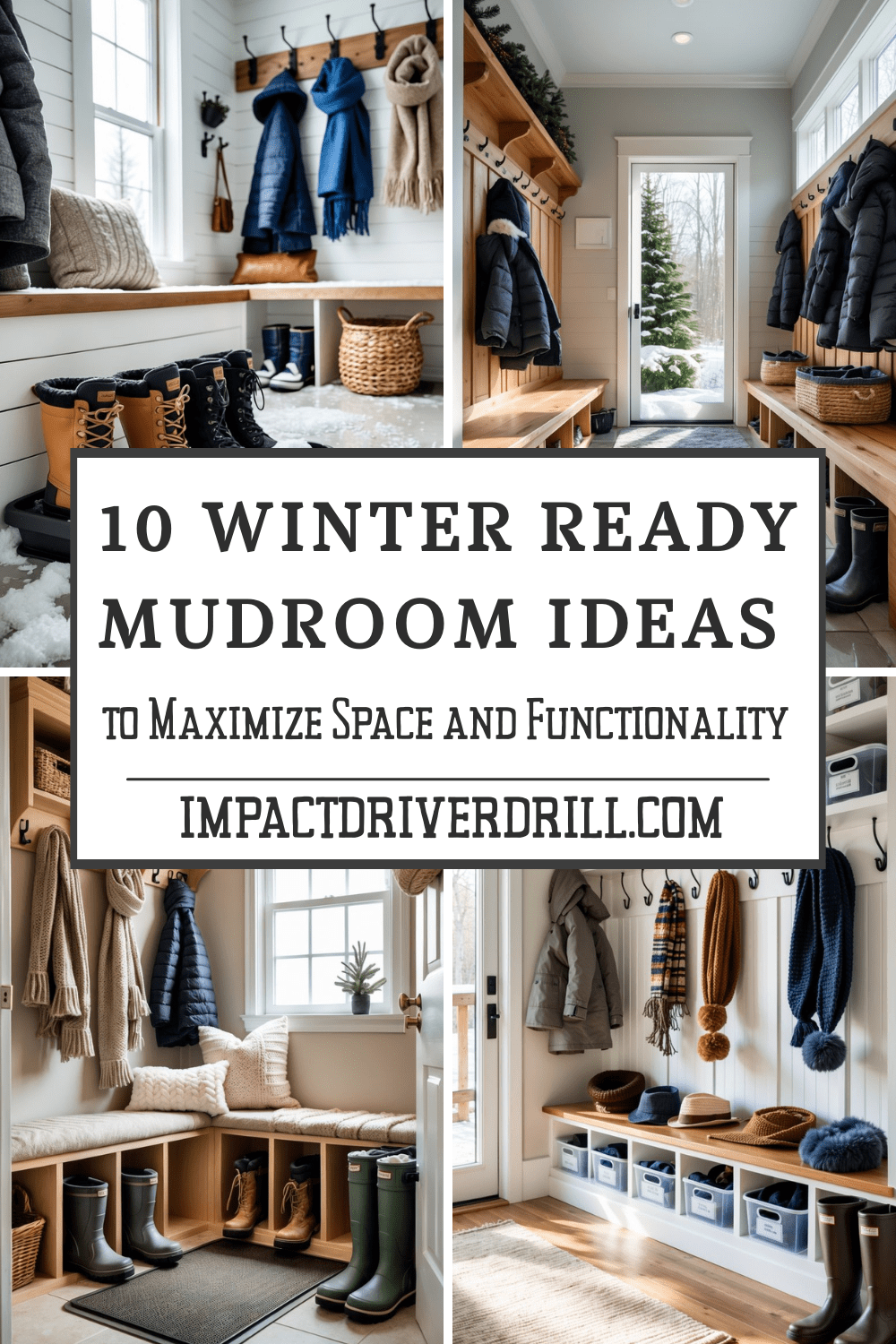10 Winter Ready Mudroom Ideas to Maximize Space and Functionality